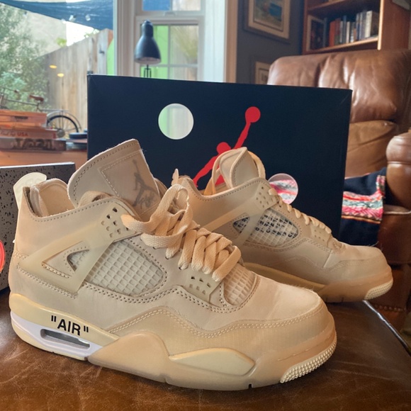 Nike | Shoes | Nike Air Jordan 4 Retro X Off White | Poshmark